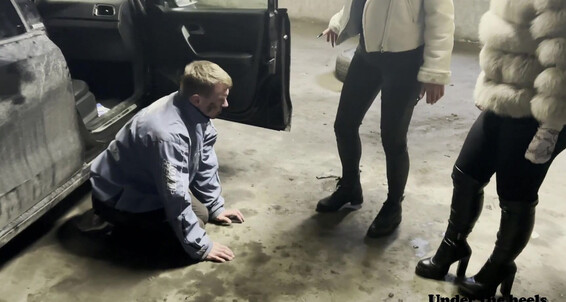 Real dirt, boot worship, hand trampling, boot fetish, femdom princess, domination, boot slave ...